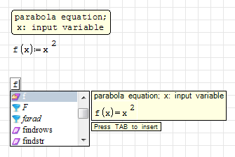 Descriptions - SMath Studio Wiki